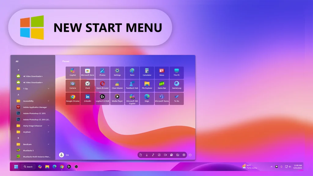 Modern Start Menu Style V4 - Link Vegas Theme